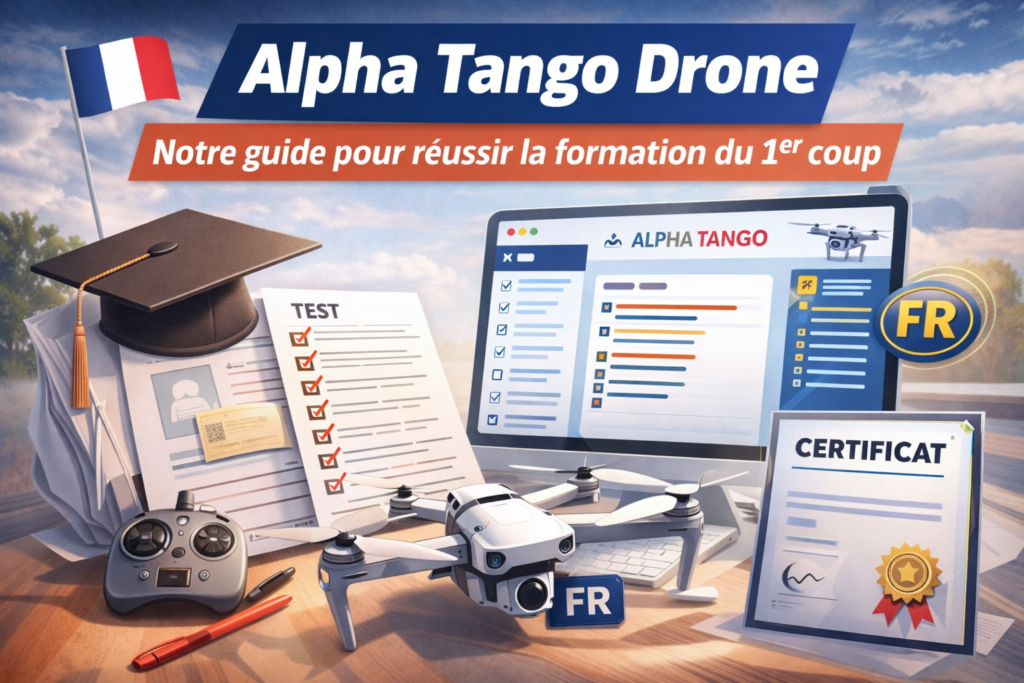 Formation Alpha Tango drone : guide pour réussir du 1er coup